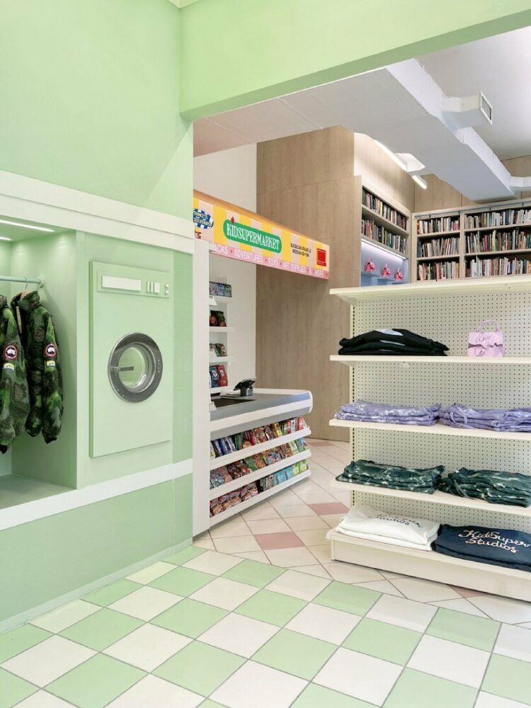 DE-YAN immerses shoppers in a laundromat, minimart, and library at ...