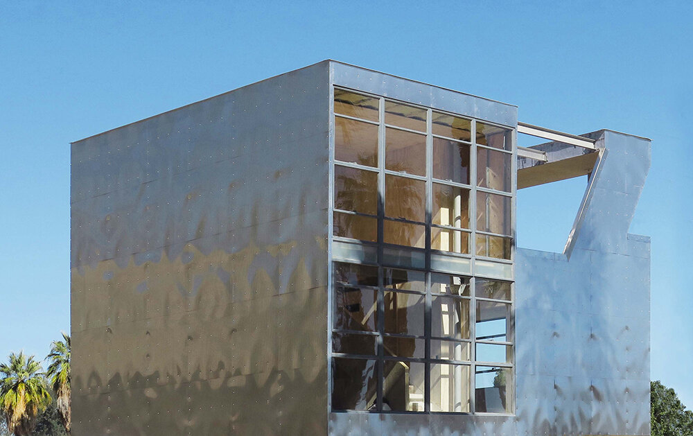 palm springs' completed aluminaire house™ prototype, shot by paul clemence