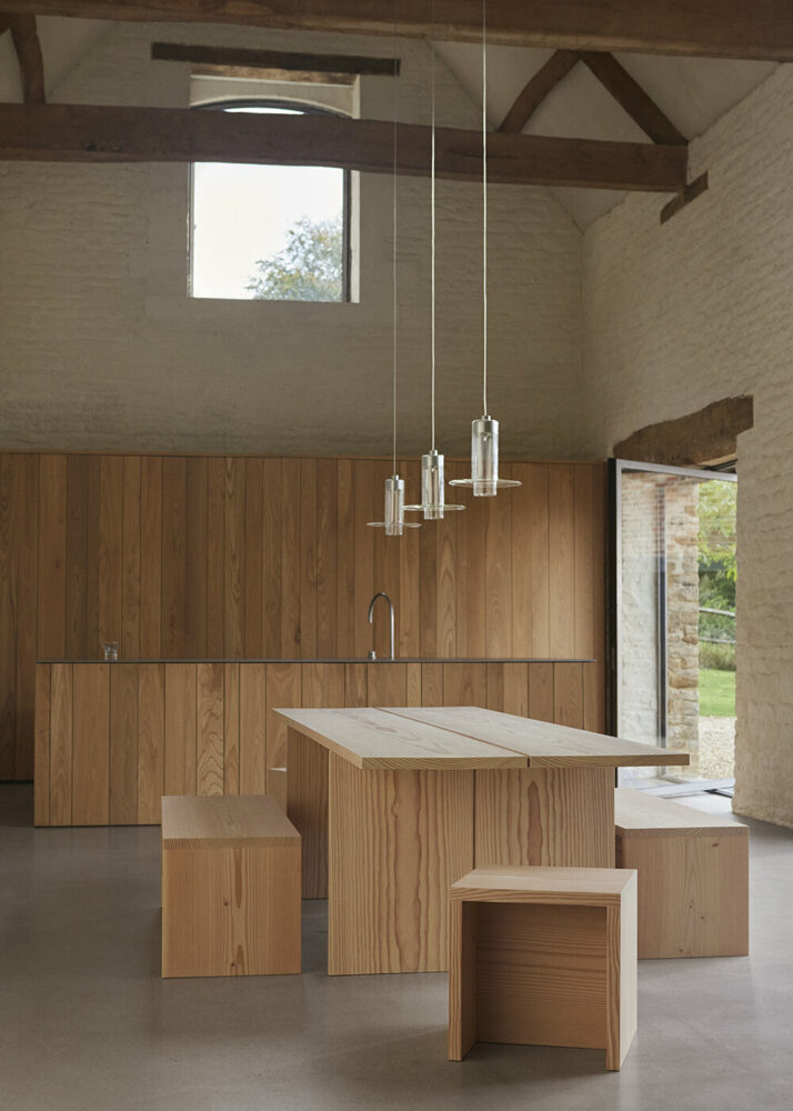 dinesen and john pawson turn floorboards into bespoke furniture