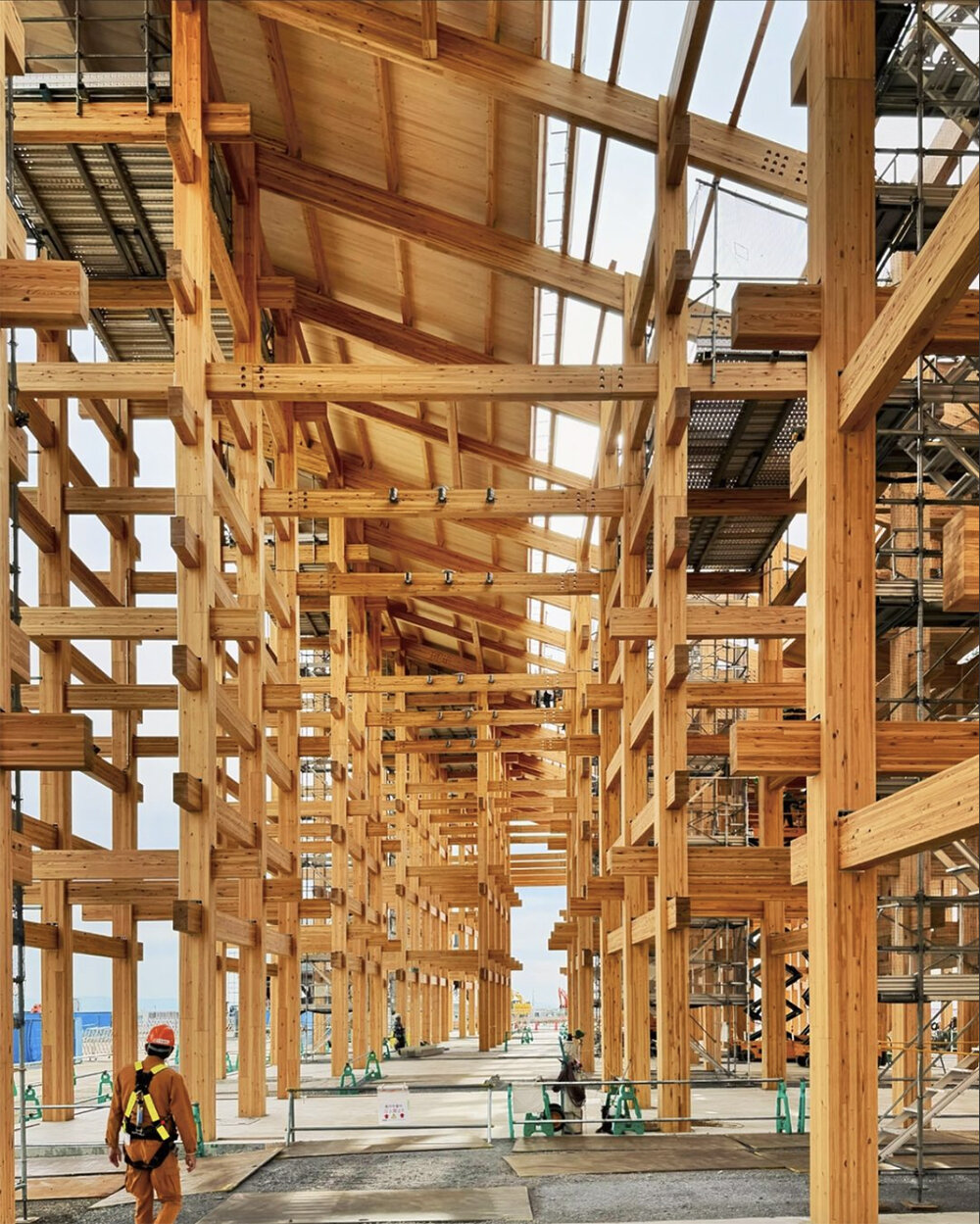 PROGRESS PHOTOS OF WOODEN RING ROOF IN JAPAN – Construction Supply Magazine