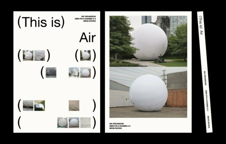 (this is) air book explores nic brunsdon's NGV installation