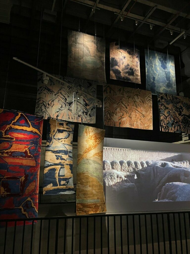 weaving poems honors women carpet artisans of afghanistan at design doha