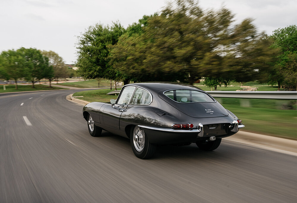 moment motor reveals rare, electrified 1966 series I jaguar e-type