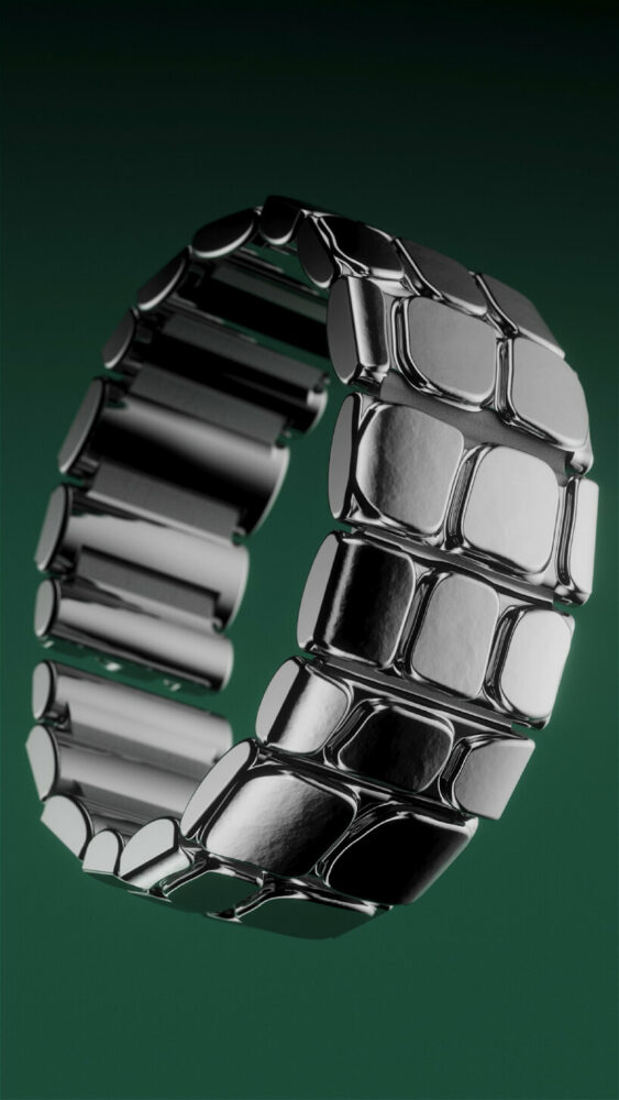 ECAL and alloyed turn lasered titanium into 3D printed watch straps at ...