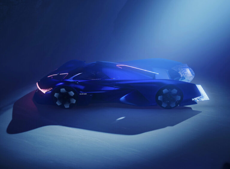 alpine's alpenglow hypercar to run on hydrogen in endurance track race ...