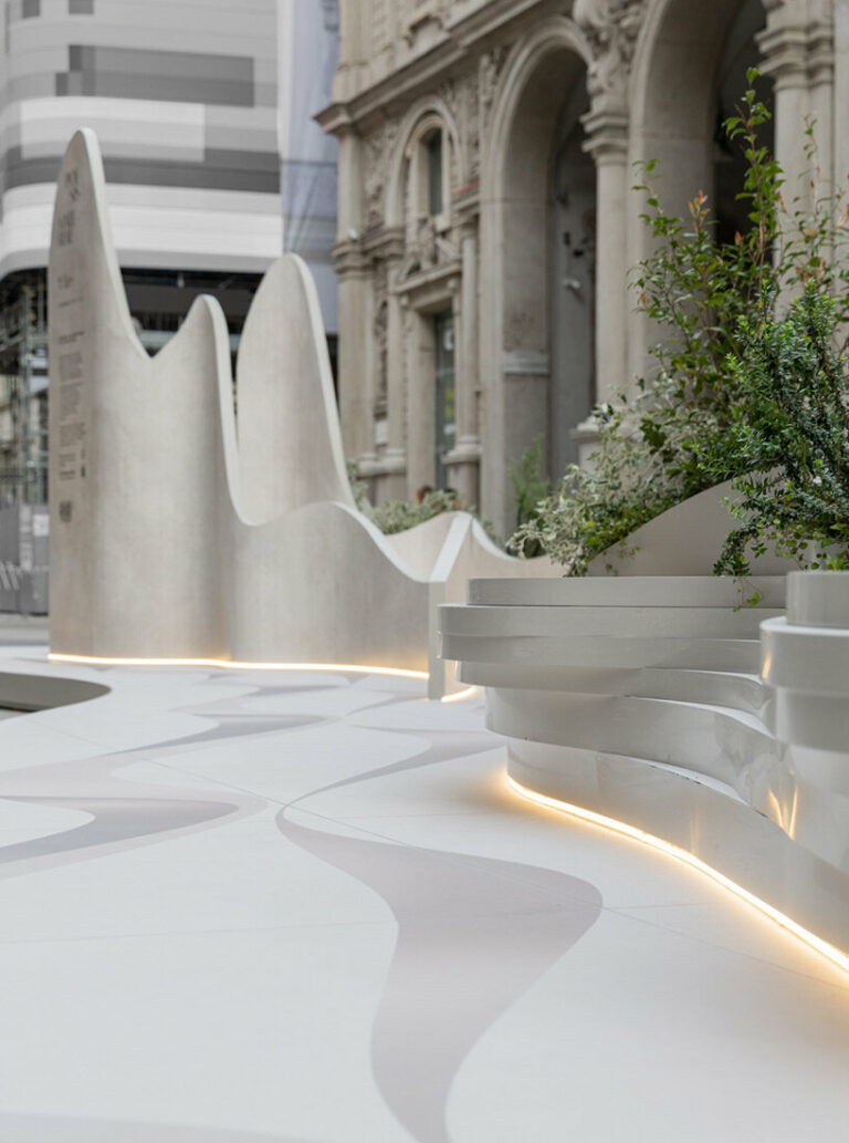 iris ceramica group's ceramic installation leads to new showroom