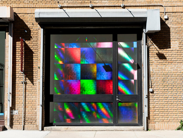 kimsooja transforms NYC gallery into landscape of shifting color