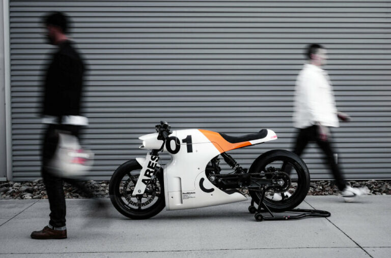 sci-fi meets electric cafe racer in real motors’ latest two-wheeler ...