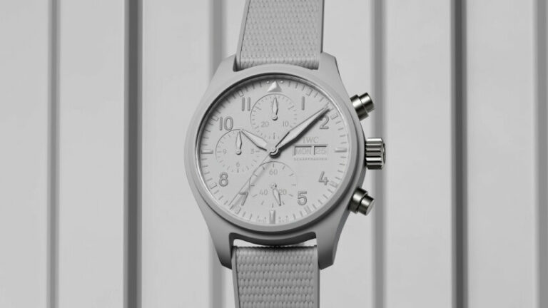 IWC's first fully luminous ceramic watch can glow in the dark for over ...