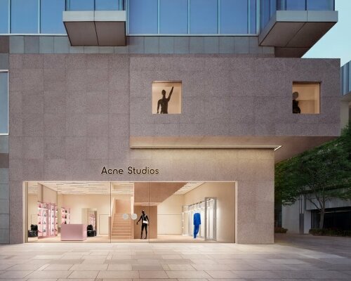 acne studios opens flagship in milan with arched façades