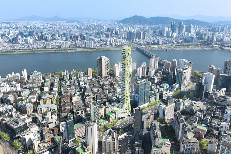 j. mayer h. unveils winning design of 'cheongdam tower' for seoul