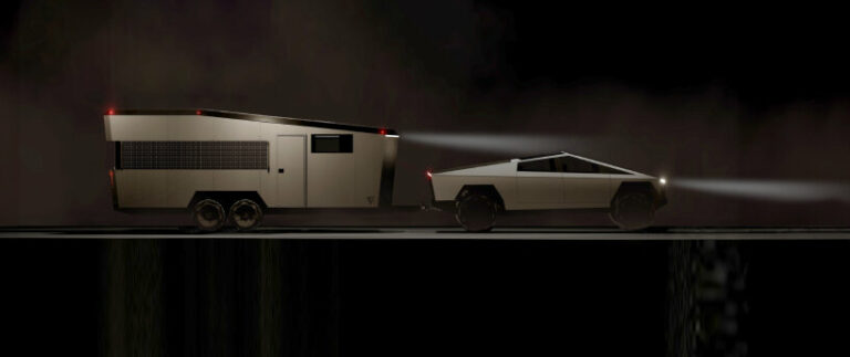 living vehicle introduces cybertrailer, a solar-powered electric RV ...