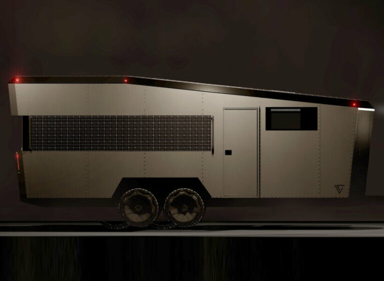 living vehicle introduces cybertrailer, a solar-powered electric RV ...