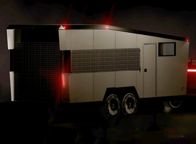 living vehicle introduces cybertrailer, a solar-powered electric RV ...