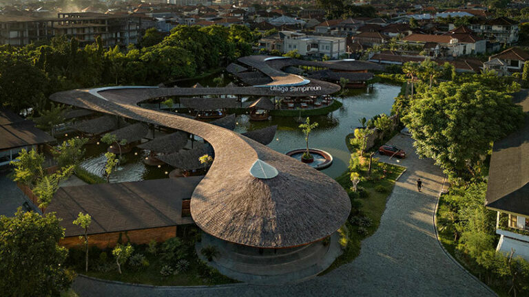 river-like flowing structure by k-thengono breathes new life into ...