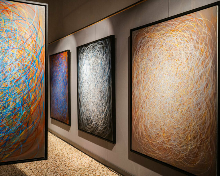 shane guffogg's synesthesia transforms paintings into music at venice ...