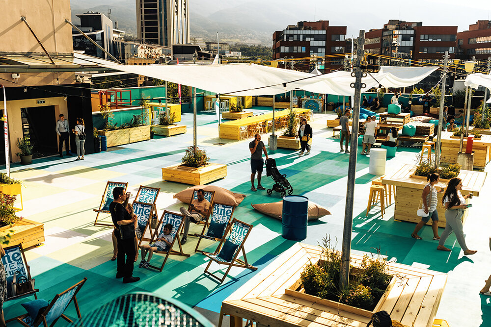 concrete to culture takes over rooftop with largest graffiti in bulgaria