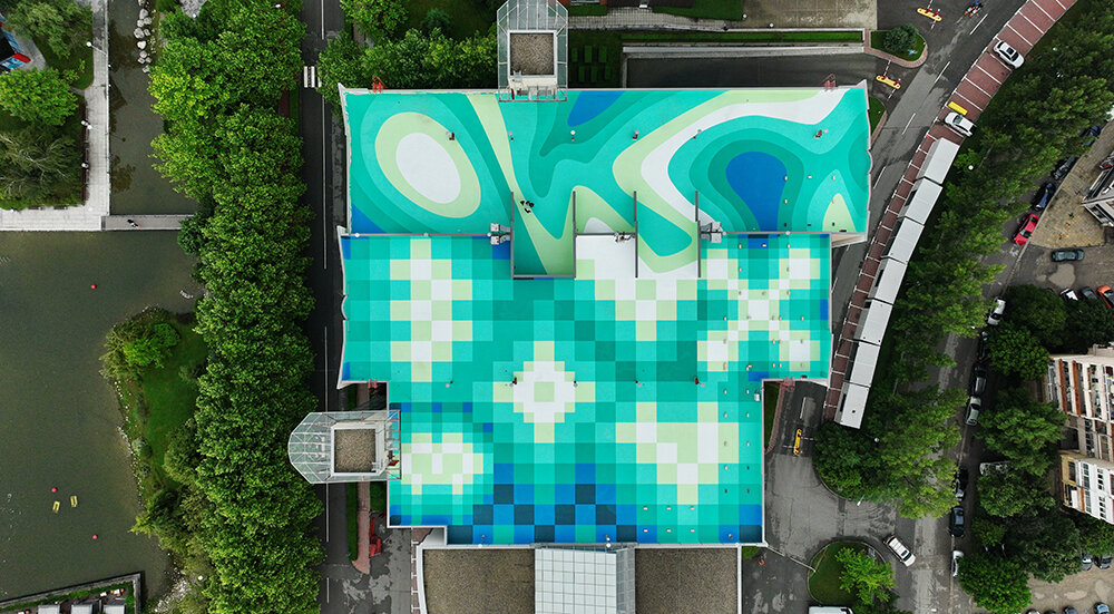 concrete to culture takes over rooftop with largest graffiti in bulgaria