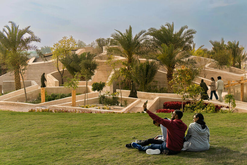 BIG sculpts rammed earth UAE pavilion at doha's international ...