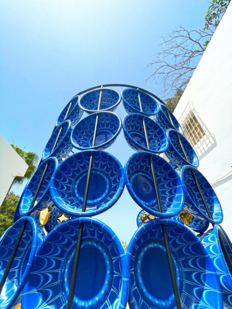 salu iwadi's water basin totem urges preservation of africa's resources