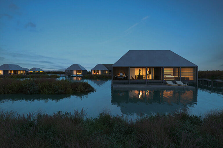 maritime architects MAST plan stilt house community in portugal