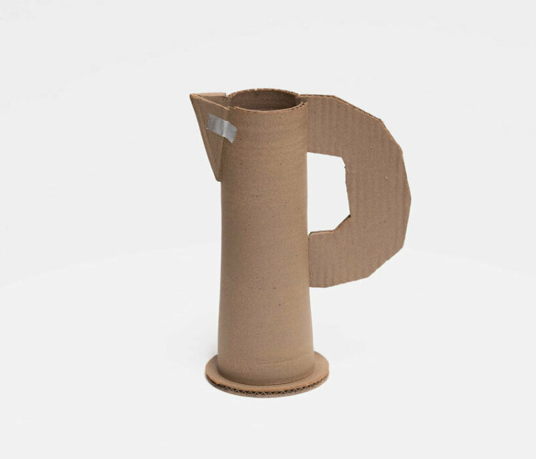 cardboard pottery? jacques monneraud's ceramic vessels look like they ...