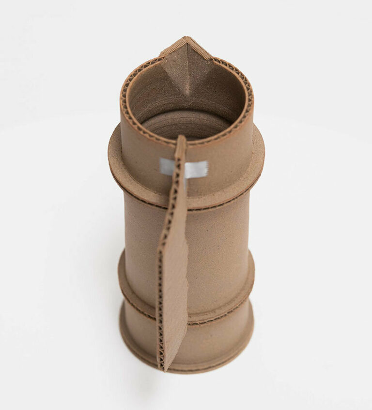 cardboard pottery? jacques monneraud's ceramic vessels look like they ...