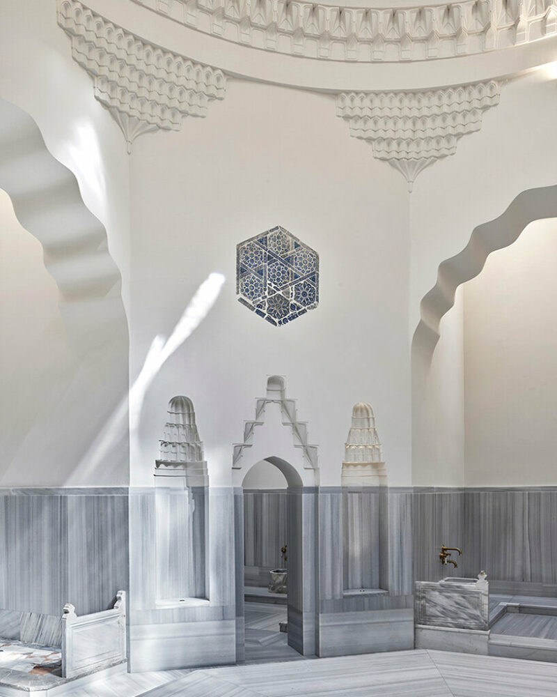 16th-century turkish bathhouse renovation brings modern design and ...