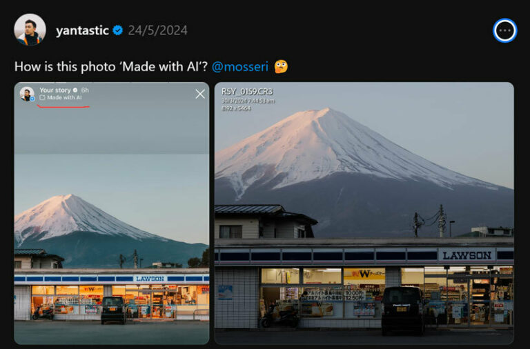 turns out instagram may label your photos as 'made with AI' even when ...