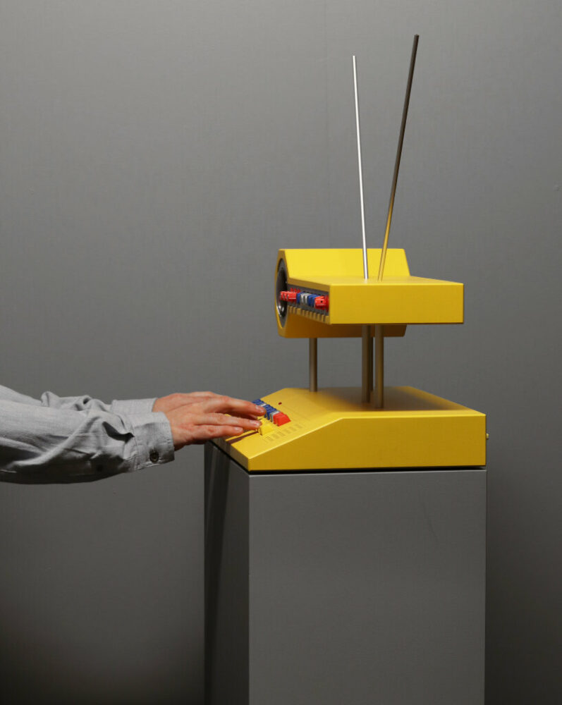 love hultén unveils Y-17 synth with designboom at sónar+D festival