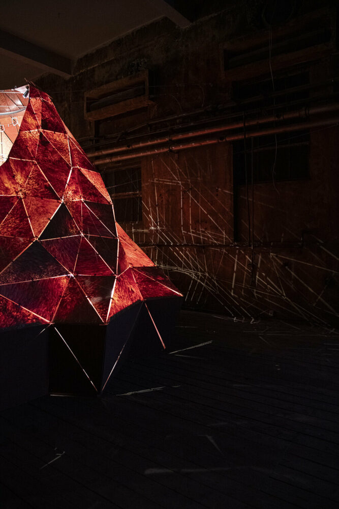 plastc lab conjures volcanic silhouettes from recycled plastic at we ...