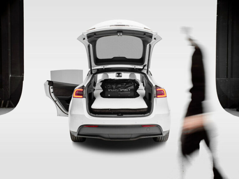tesla owners who want to sleep in their cars can unfold snuuzu’s self ...