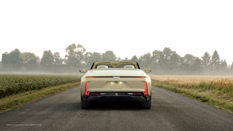 cadillac’s concept electric convertible SOLLEI resurrects manila cream ...