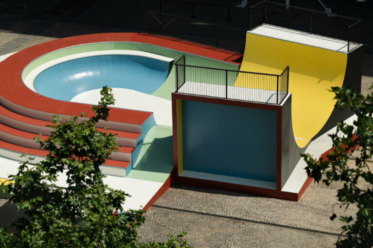 centre pompidou's skateable sculpture for paris 2024 olympic games