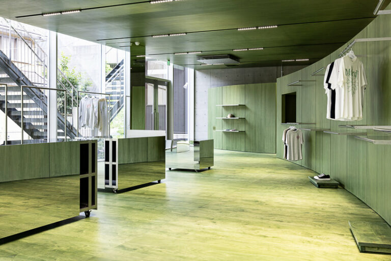 verdant green store introduces nature-infused shopping in tokyo