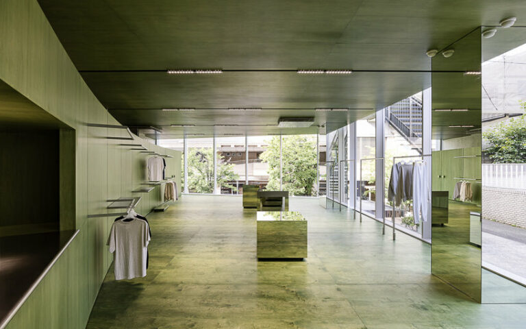 verdant green store introduces nature-infused shopping in tokyo