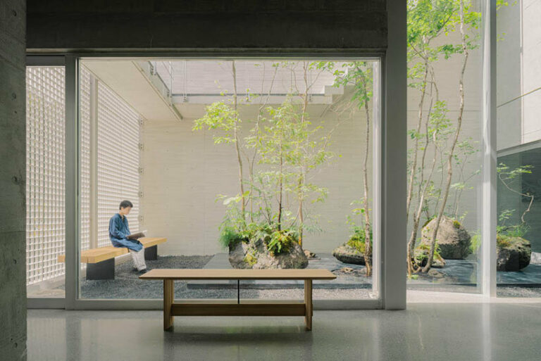 TORAFU architects' japan creation center is a collaborative 'outside in' space for designers