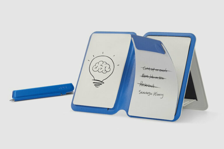 combining a notepad and a foldable pen, snap flow is your origami ...