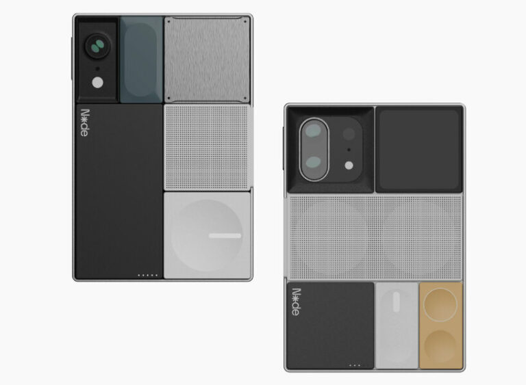 modular AI smartphone has swappable nodes on the back, from speakers to ...