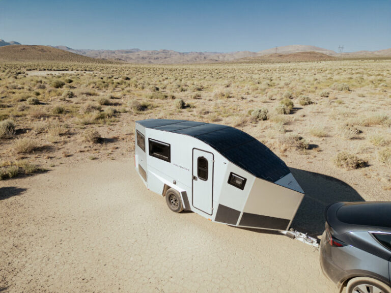 polydrops launches P21, an electric mobile home with solar panels
