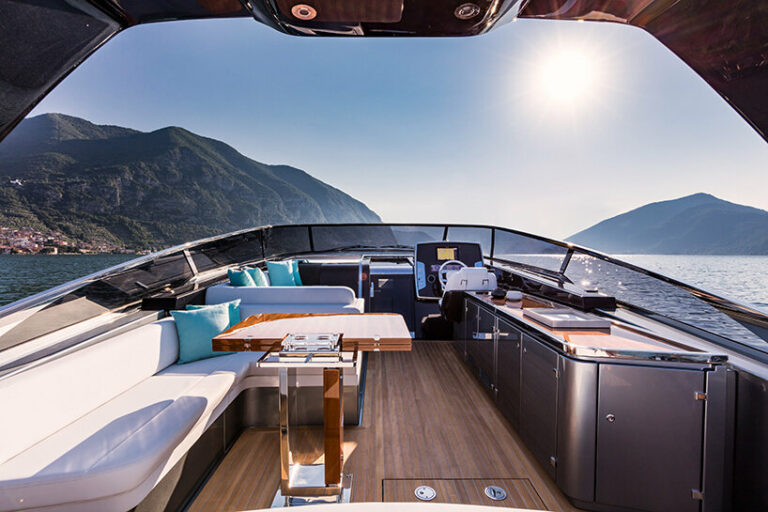 riva 56' rivale yacht reveals masterpiece of italian craftsmanship on water