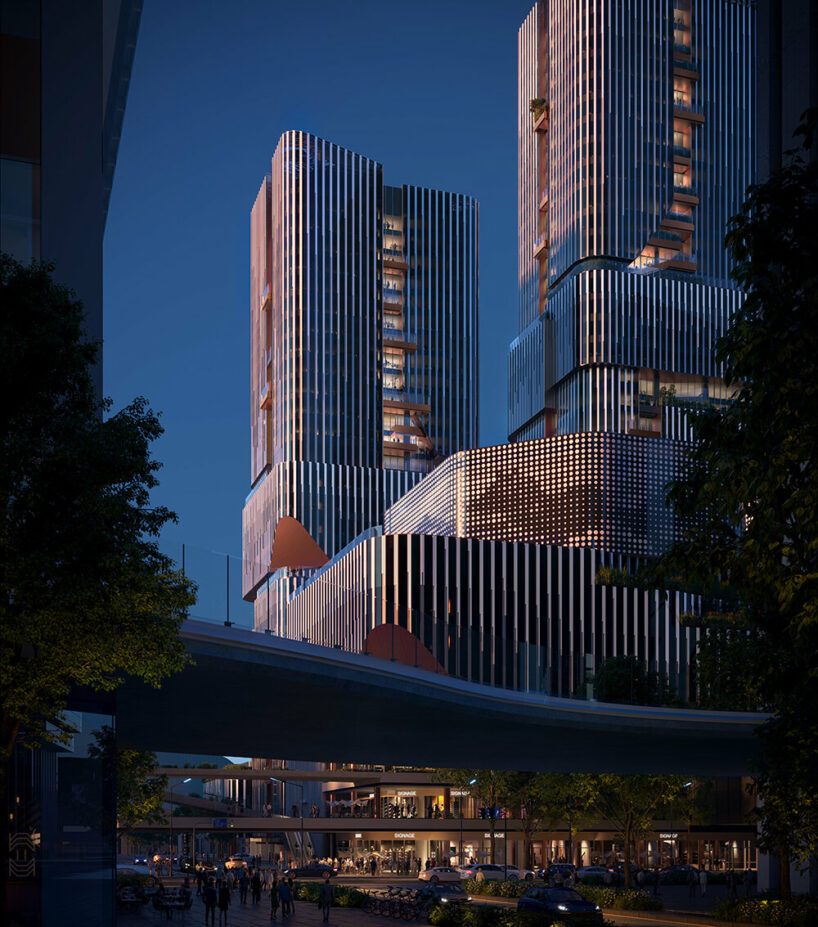 an 'urban spine' meanders through ole scheeren's scenic city in shenzen