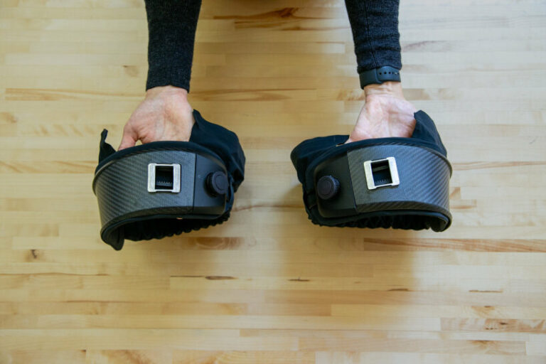 powered exoskeleton pants MO/GO by skip and arc'teryx boost hikers legs ...