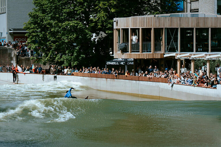 sustainable urban surf pool RiF010 brings ocean waves to the heart of ...