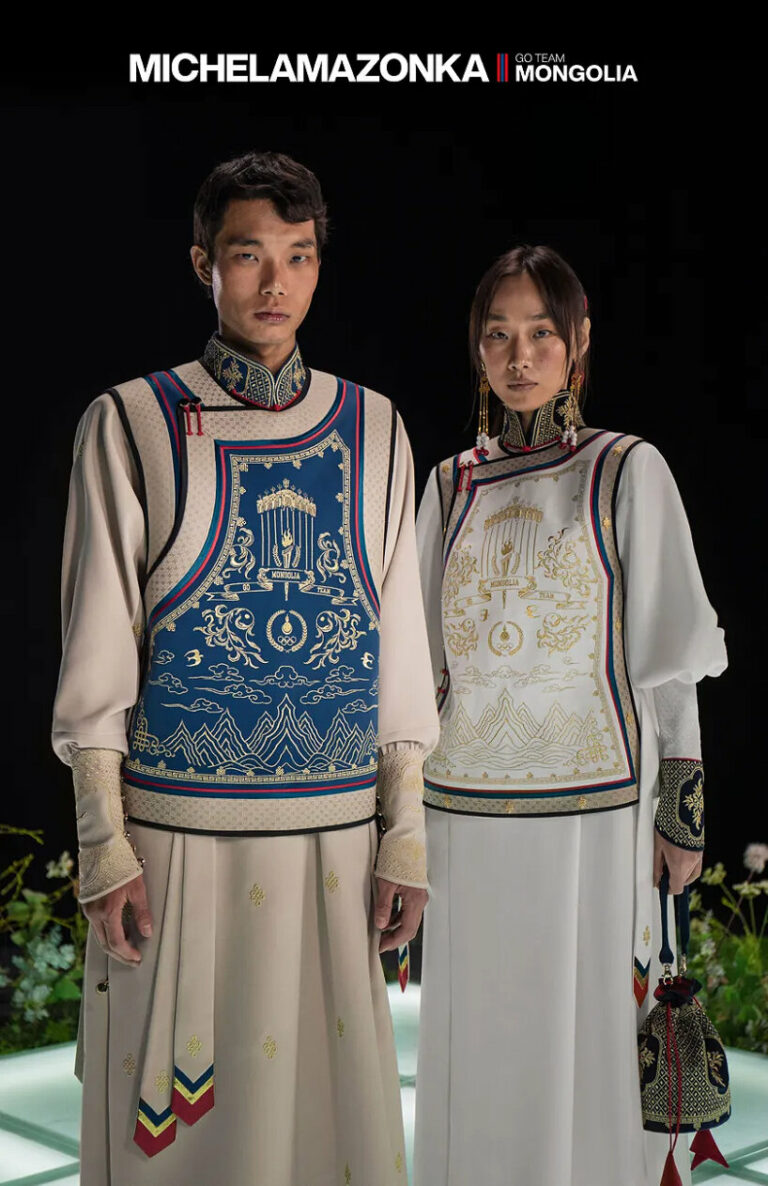 team mongolia’s uniforms for paris 2024 olympics parade draw from ...