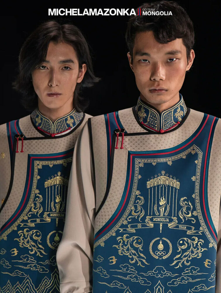 team mongolia’s uniforms for paris 2024 olympics parade draw from ...