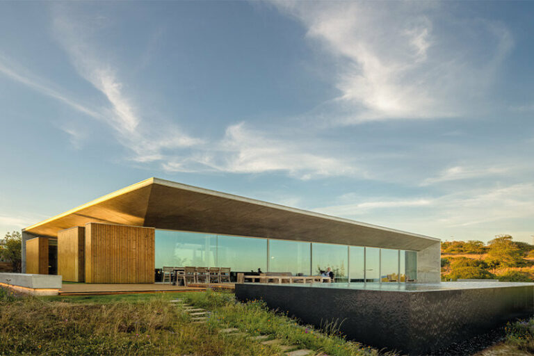 otiima’s minimalist window systems connect architecture & nature