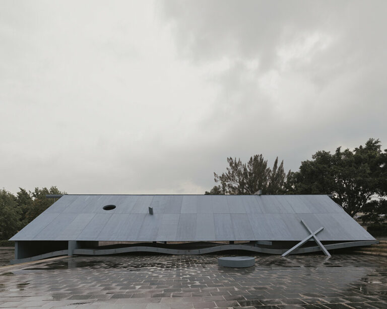 taipei's blue house pavilion depicts spatial fragmentation