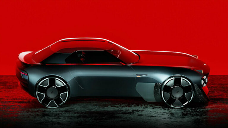 BMW vision root coupe channels 2002 turbo heritage in electric design