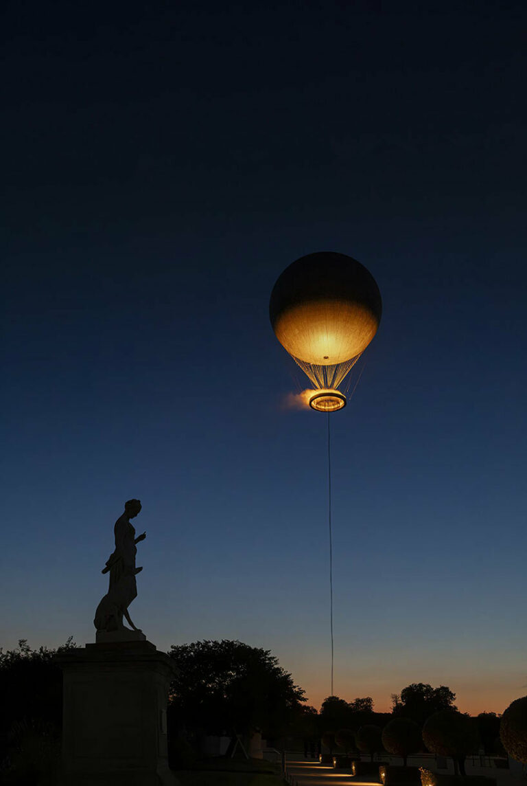 mathieu lehanneur's balloon-shaped cauldron rises to celebrate the ...